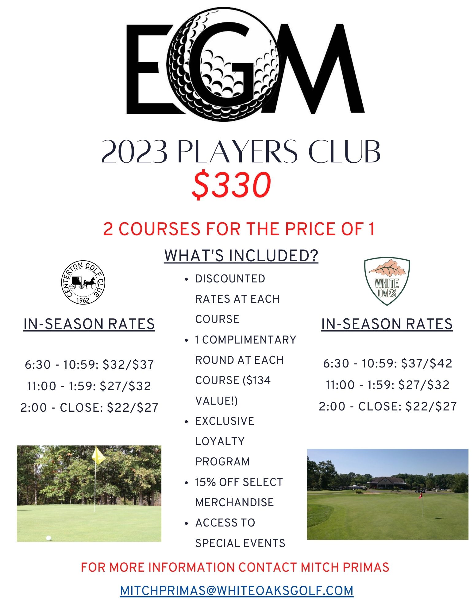 Memberships - Centerton Golf Club