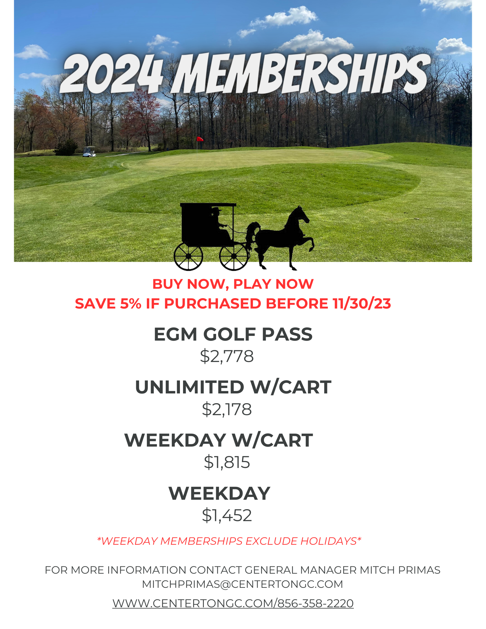 Memberships - Centerton Golf Club